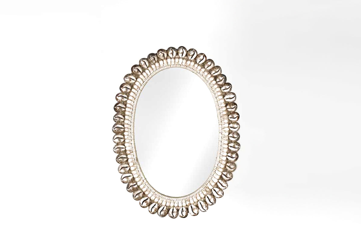 Nikki Shell Mirror (Brown) – Walker Zabriskie Furniture