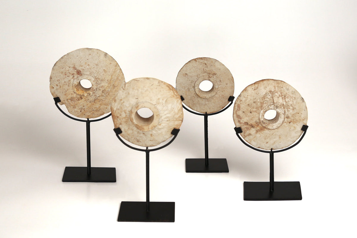 Small Mill Stone Sculpture – Walker Zabriskie Furniture